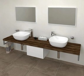 Sapho AVICE 240 x 50 cm deska dub tmavý