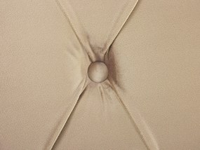 Postel béžová sametová 180x200 cm AVALLON Beliani