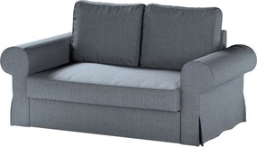 Potah na pohovku IKEA Backabro 2-místná, rozkládací barva šedá látka pletený vzor