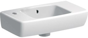 Geberit Selnova - Umývátko 450x250 mm, s přepadem, otvor pro baterii vlevo, bílá 500.319.01.5