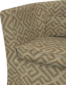 Potah na křeslo IKEA Ektorp Tullsta barva béžová látka pletený vzor, vzorované