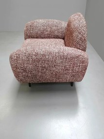 Křeslo z textilie bouclé v terakotové barvě Poppy - II. jakost – Micadoni