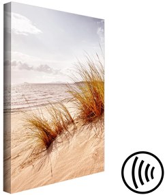 Obraz Odpolední vítr (1-dílný) svislý - Plážová krajina v boho stylu