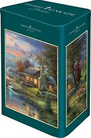 SCHMIDT Puzzle v plechové krabičce Ráj přírody / 500 dílků / 48,1 × 34