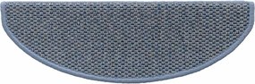 Samolepící nášlapy na schody vzhled sisal 15 ks 65x21x4cm modré 326874