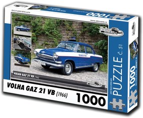 Puzzle retro-auta puzzle č. 51 volha gaz 21 vb (1966) 1000 dílků