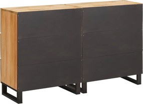 Servírovací skříň 2 ks 60 x 33 x 75 cm Masivní mangové dřevo 3310058