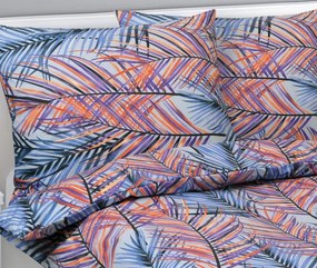 Bellatex Bavlněné povlečení Modrá,Oranžová,Fialová 140x200 cm, 70x90 cm