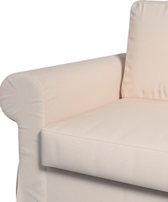 Potah na pohovku IKEA Backabro 2-místná, rozkládací barva růžová látka pletený vzor