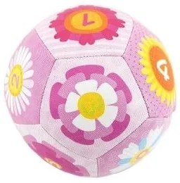 Teddies  Chrastítko měkký míček 12cm  v blistru 3m+ růžový