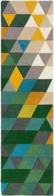 XXXLutz VLNĚNÝ KOBEREC, 230/60 cm zelená, vícebarevná Flair Rugs - Online Only koberce & rohožky - 003165019501