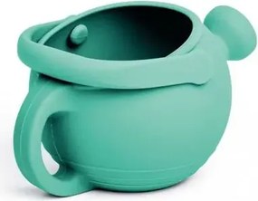 Bigjigs Toys Silikonová konvička Eggshell zelená / od 18 měsíců