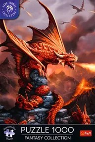TREFL Puzzle Premium Plus Fantasy Collection: Ohnivý drak / 1000 dílků