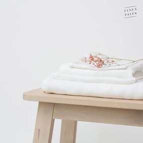 Bílý lněný ručník 140x100 cm - Linen Tales