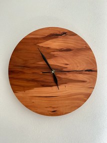 Dřevomuška Nástěnné dřevěné hodiny Cut 30cm