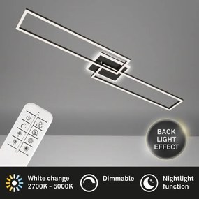 Brilo - LED Stmívatelný přisazený lustr FRAME 2xLED/20W/230V 2700-6500K + DO