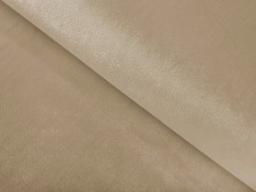 Biante Sametový obdélníkový ubrus Velvet Premium SVP-026 Kávově béžový 50x100 cm