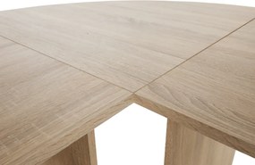 Rohový PC stůl, dub sonoma / bílá, Maurus NEW MA11