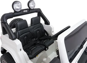 Elektrické autíčko Jeep Wrangler Rubicon LIFT bílé