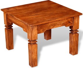 Konferenční stolek masivní dřevo 60 x 60 x 45 cm 244048
