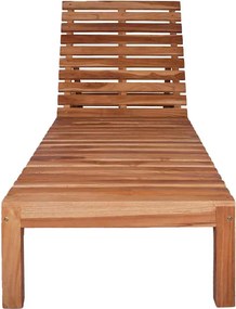 Zahradní lehátko masivní teak 316171