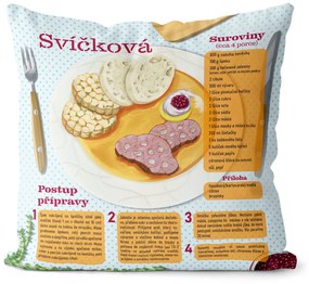 Polštář Svíčková (Velikost: 55 x 55 cm)