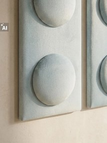 Sinsay - Čalouněné nástěnné panely ve tvaru bloku 2 pack - modrá