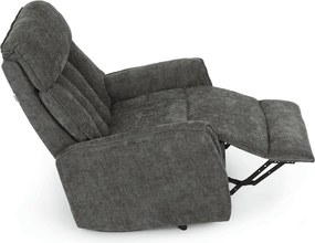 Elektrické polohovací TV křeslo VOJO - šedá látka