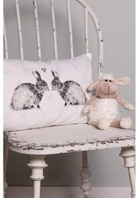 Povlak na polštář s králíčky a srdíčky Bunnies in Love - 30*50 cm