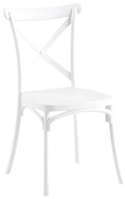 Stohovatelná židle, bílá, Tempo Kondela SAVITA
