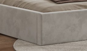 Postel BACOLI 140x200 zelená s úložným prostorem