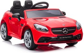 LEAN CARS Elektrické autíčko Mercedes SLC 300 LED MP3 červené
