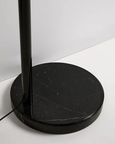 Černá stojací lampa s kovovým stínidlem (výška 160 cm) Madali – Kave Home