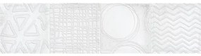 EBS Tonalite Alchimia dekor 7,5x30 white 0,5 m2