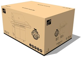 G21 zahradní plynový gril FLORIDA BBQ