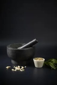 ColeMason Clavering černý / Hmoždíř s tloučkem / žula / 20 cm / dárkov