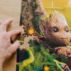 Trefl - Puzzle - Premium Plus Marvel: Já jsem Groot / 1000 dílků / 68.