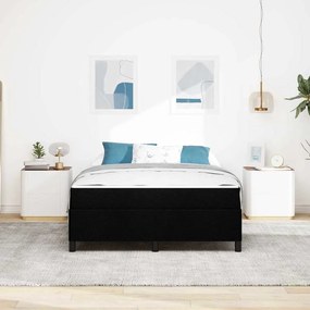 Postel s boxspringem Černá 160 x 200 cm textil 3398873