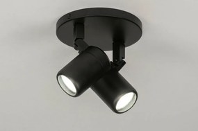 Stropní bodové LED svítidlo do koupelny Genova Black II