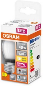 LED žárovka E27 OSRAM CLP 3,4W (40W) teplá bílá (2700K) stmívatelná