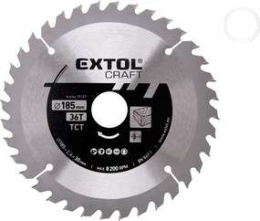 Extol Craft Kotouč pilový 185x30mm, 36 zubů
