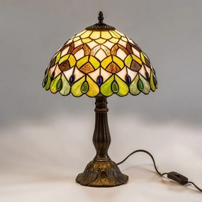 Brilagi - Tiffany vitrážová stolní lampa MARGARET 1xE27/40W/230V