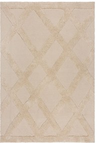 Flair Rugs, Kusový koberec Kaia Tessa Diamond Natural, 200x290, béžová, ložnice