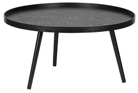 Konferenční stolek mesa xl ø 78 x 39 cm černý MUZZA