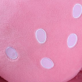HOMCOM Dětská pohovka jahoda Pohodlná pohovka a křeslo do dětského pokoje, měkká pohovka, dvojmístná pohovka, dětská židle| Aosom