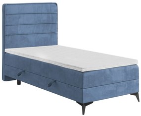 Kontinentální postel HORIZON 90x200 levá magic velvet 2233