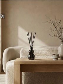 Sinsay - Vonný difuzér s tyčinkami Velvet Suit - černá