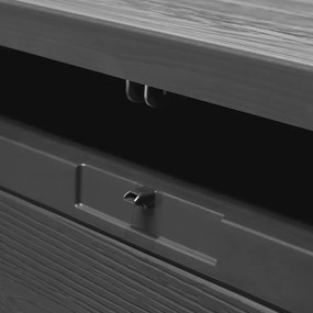 Zahradní úložný box Hill 280 L antracitový