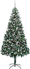 Umělý vánoční stromeček Zelená 240 cm PVC, ocel a plast 3396284