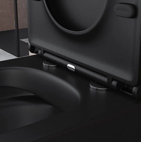 design stojící klozet DOPORRO DZ112 WC - BLACK - soft close